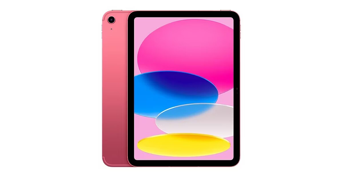 Apple iPad (2022) Wi-Fi + Cellular, 256GB, Pink (MQ6W3HC/A)