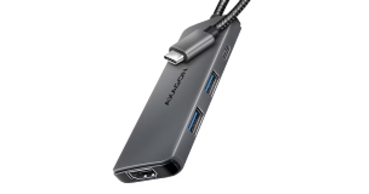 Axagon HMC-5H8K 2x USB-A, 1x USB-C, 8K HDMI, USB 3.2 Gen 1 hub, PD 100W ...