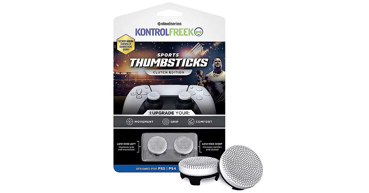 Kontrol Freek Clutch Sports, White (5100-PS5)