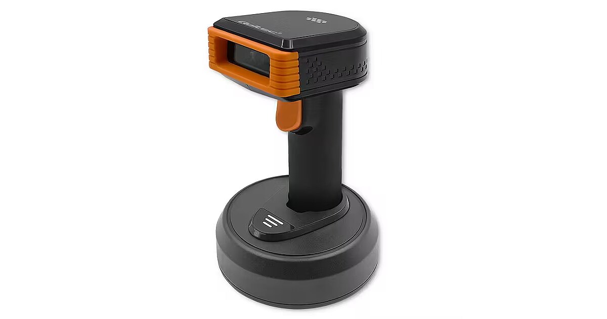 Qoltec Barcode reader 1D, 2D wireless, docking stati (50878)