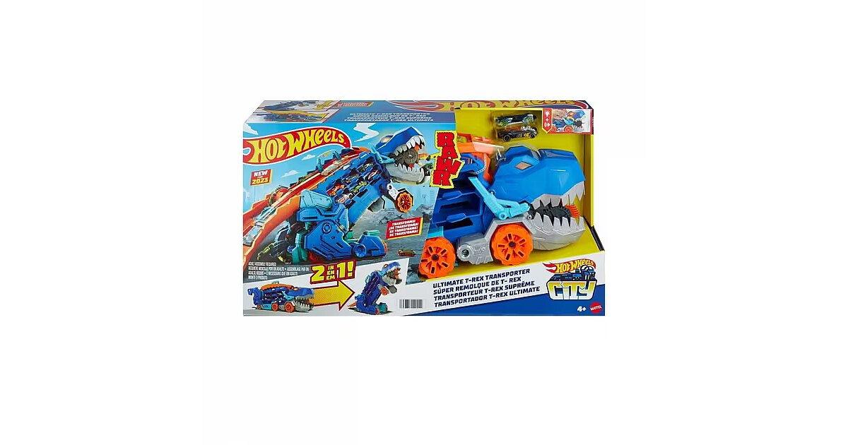 Hot Wheels Set Mega Transporter T-Rex (HNG50)