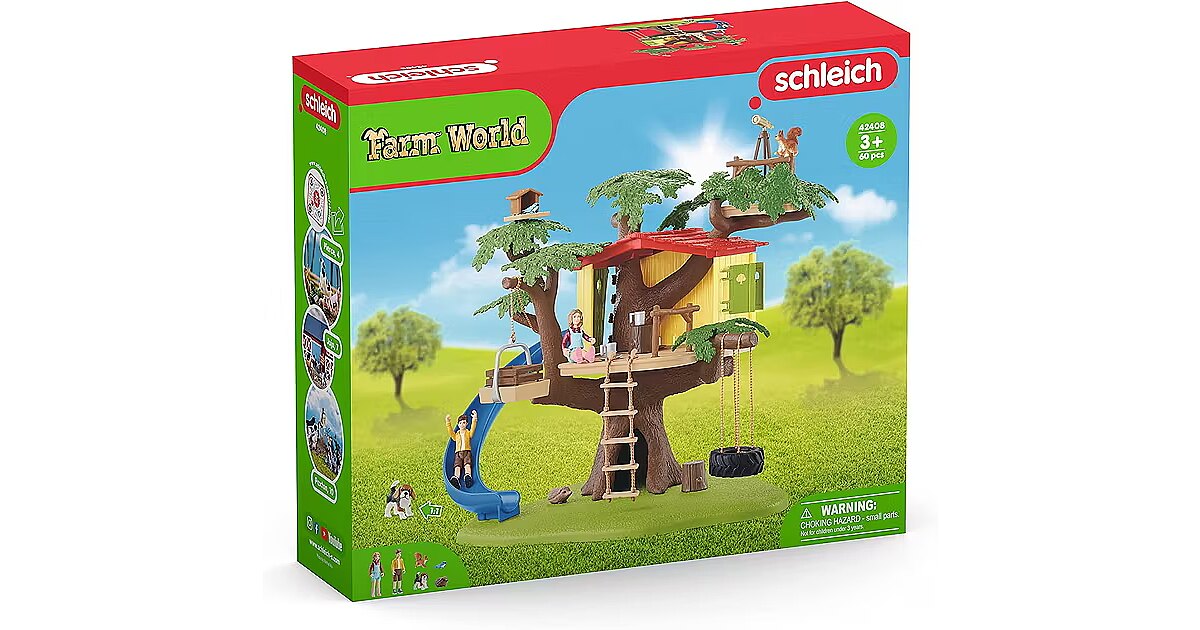 Schleich Schleich Farm World adventure tree house, play figure (42408)