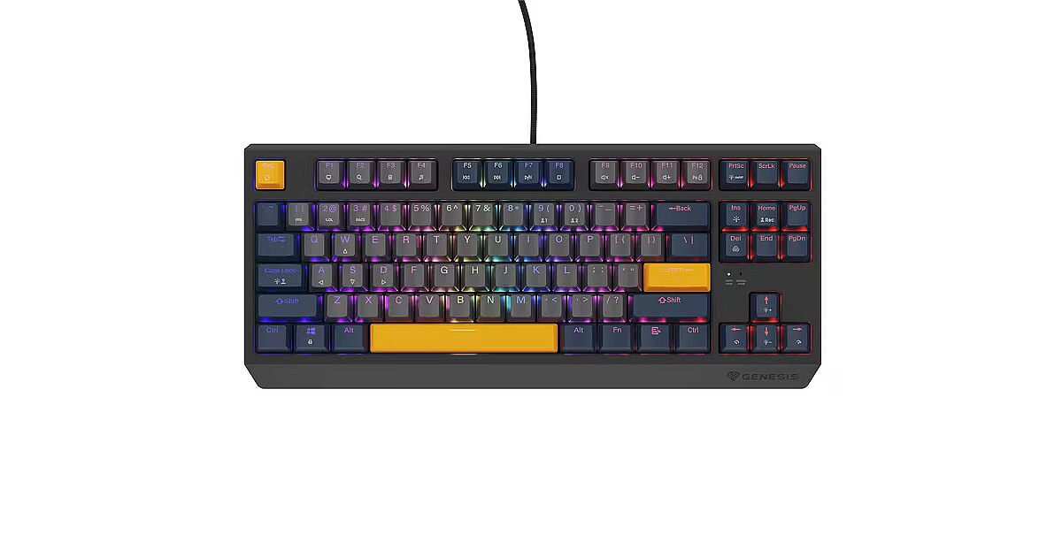 Genesis Thor 230 TKL, Outemu Panda, Naval Blue Negative (NKG-2164)