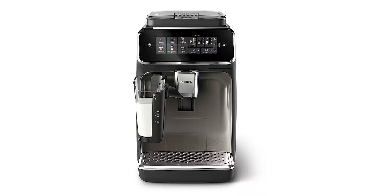 Philips Series 3300 Fully automatic espresso machine, Black/Silver (EP3347/90)