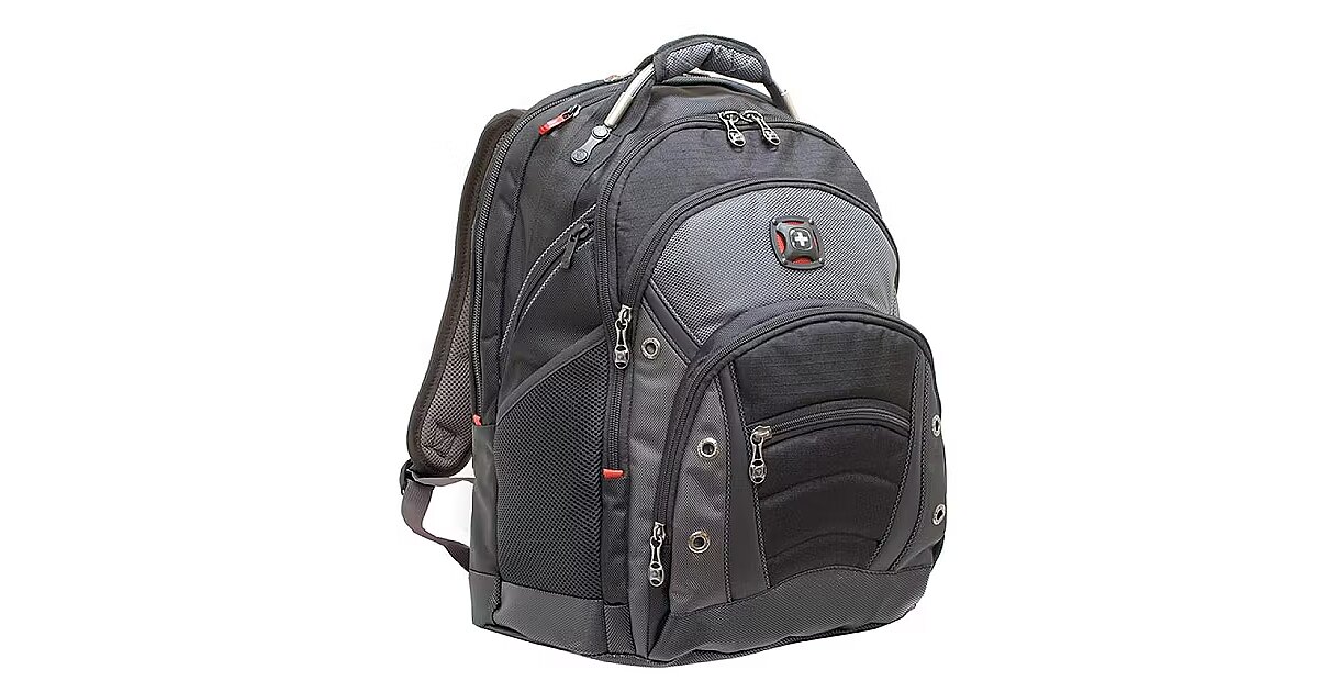 Wenger Synergy Backpack, 16", Gray/Black (600635)