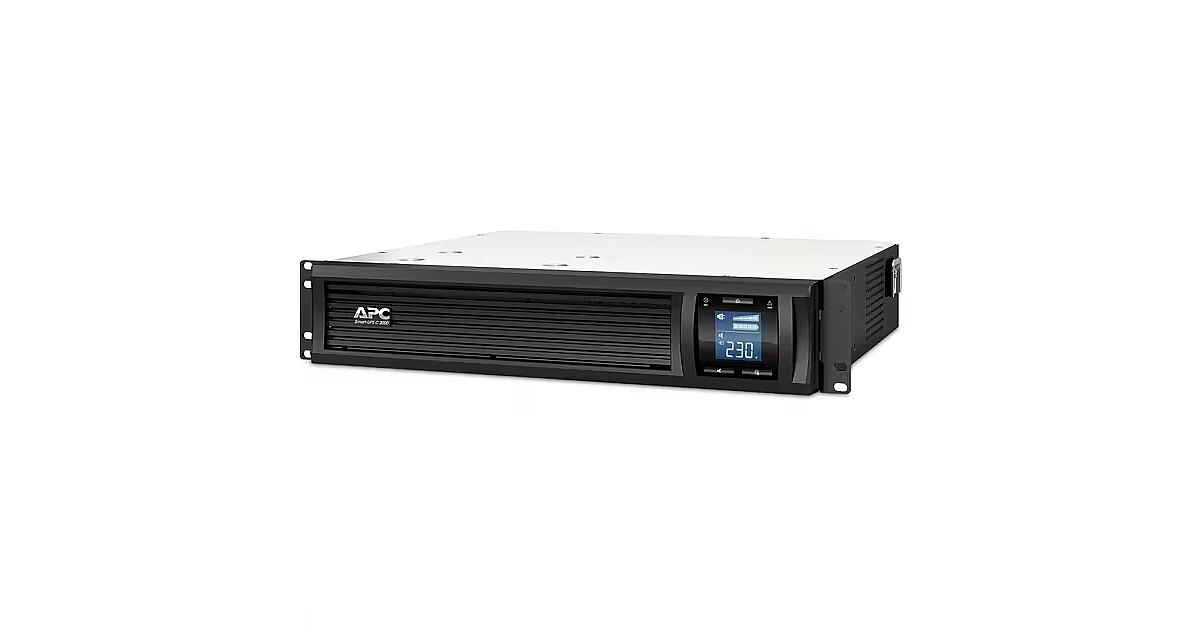 APC Smart-UPS C SMC2000I-2U 2000VA, 1300W, IEC, 2U (SMC2000I-2U)