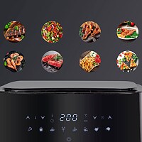 Clatronic hot air fryer FR 3782 H (black/stainless steel, 1,450 watts ...