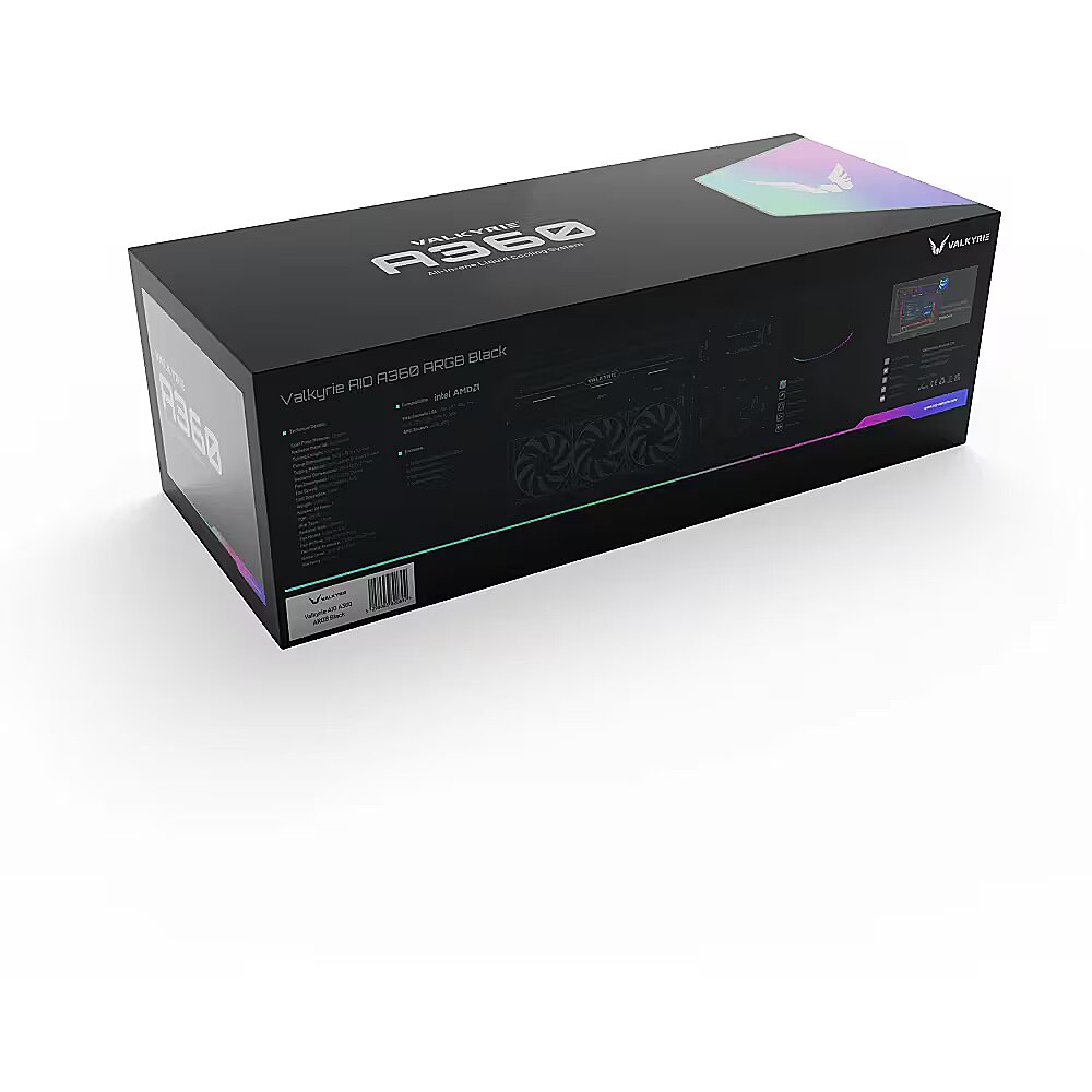 Valkyrie A360 ARGB, Black (VK-AIOA360B)