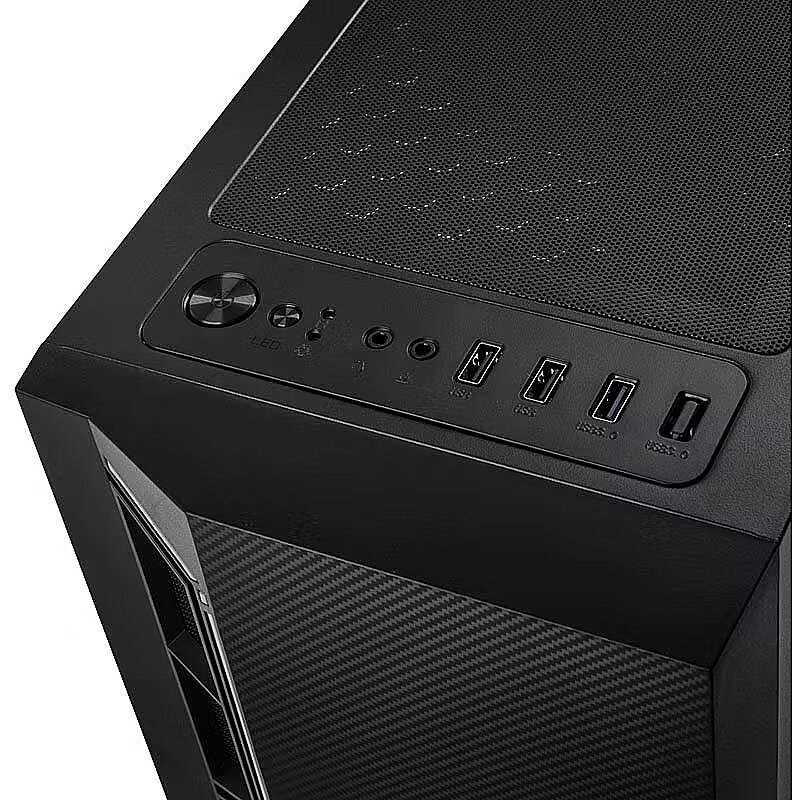 Kolink Inspire K7, ARGB, Tempered Glass, Black (INSPIRE K7)