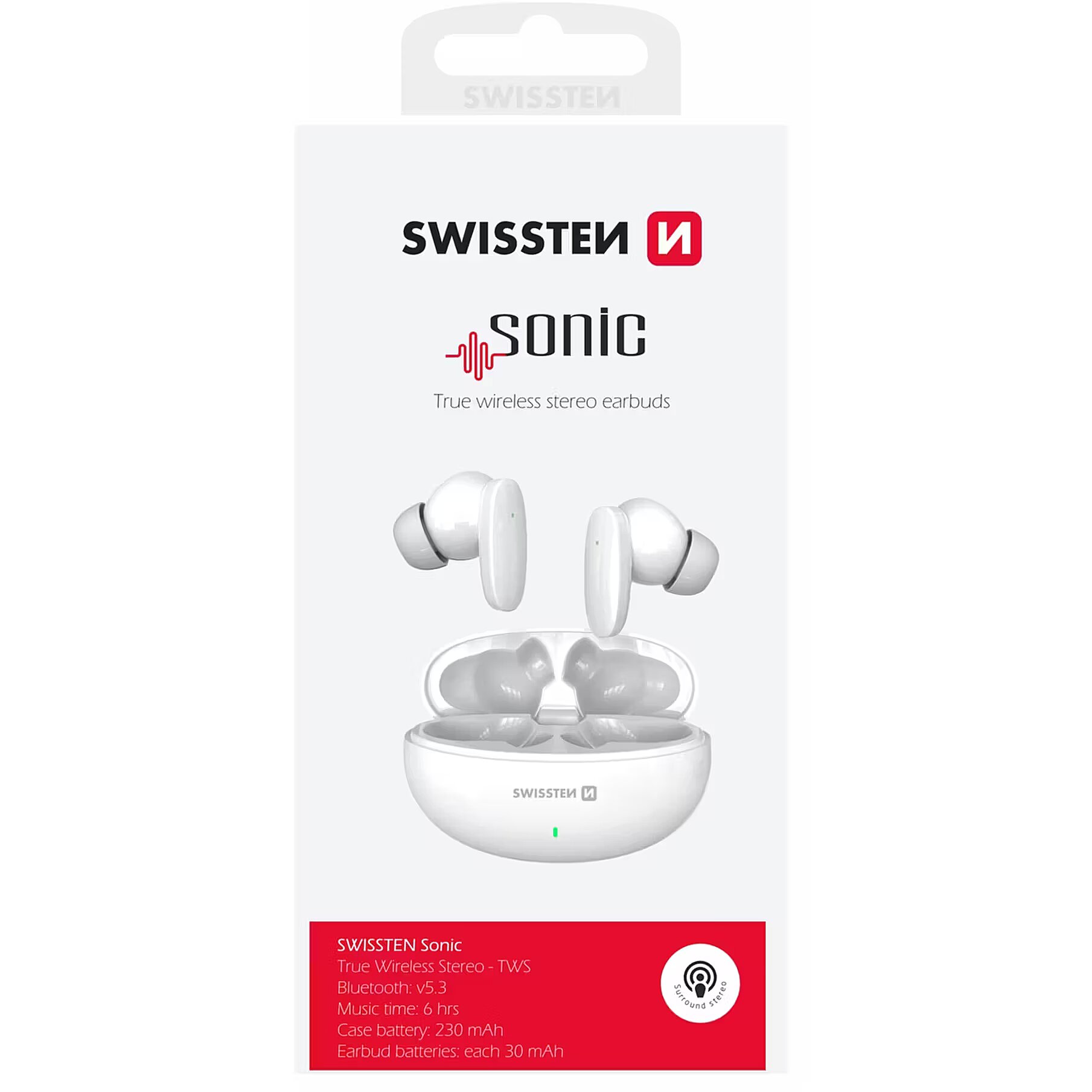 Swissten SONIC Bluetooth TWS (54400210)