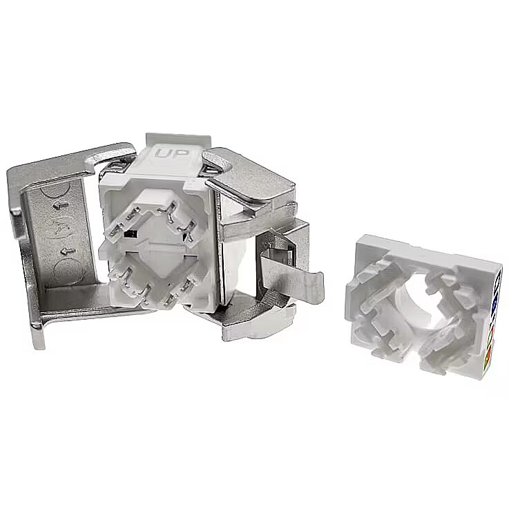 Alantec RJ45 cat.6A PoE+ STP keystone module (MB005-1)