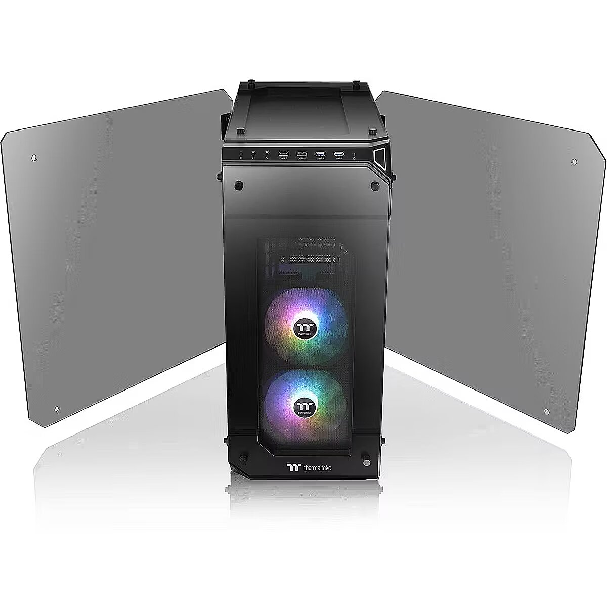 Thermaltake View 71 ARGB Edition, Tempered Glass, Black (CA-1I7-00F1WN-03)
