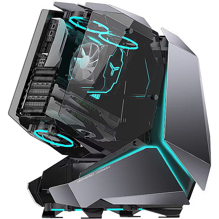 Jonsbo MOD5, Showcase, Tempered Glass, Grey (MOD5 Grey)