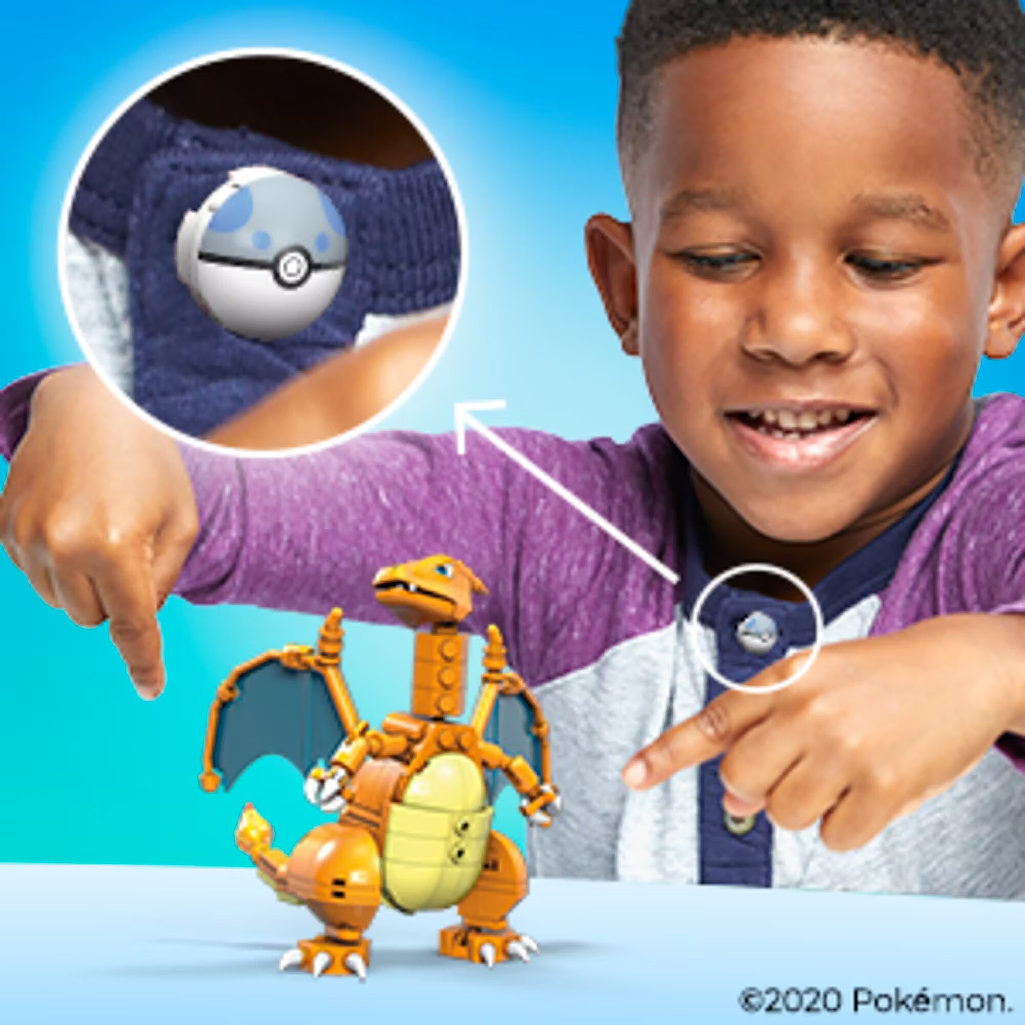 Mega Bloks Mega Construx Pokémon Charizard Construction Toy (GWY77)