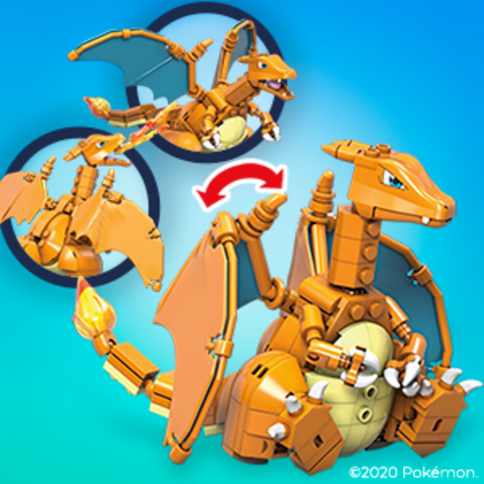 Mega Bloks Mega Construx Pokémon Charizard Construction Toy (GWY77)