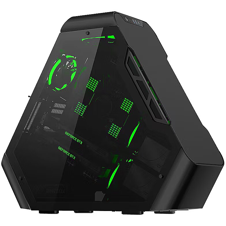 Jonsbo TR03-A, Showcase, Tempered Glass, Black (TR03-A BLACK)