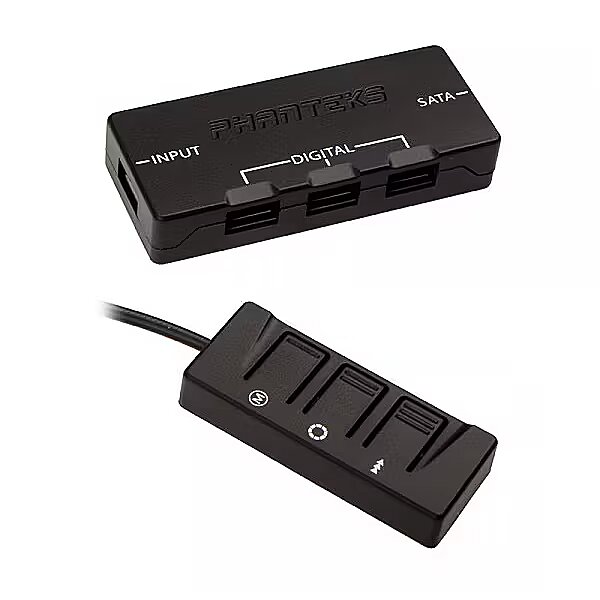 Phanteks Digital-RGB Starter Kit, Controller and 2x LED-Strips (PH-DRGB ...