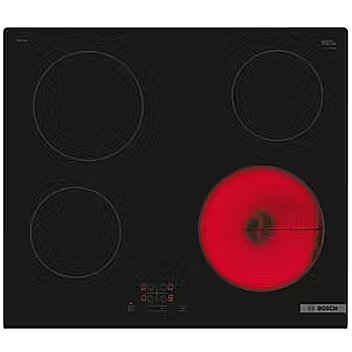 Bosch Electric hob PKE611BA2E, 60 cm, Black (PKE611BA2E)