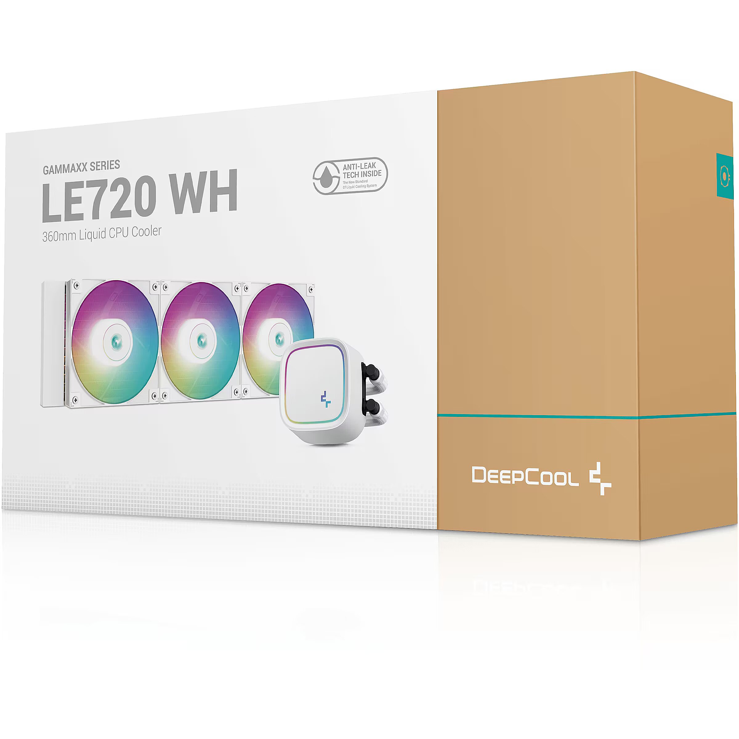 Deepcool LE720 WH, 360mm A-RGB CPU Liquid Cooler (R-LE720-WHAMMN-G-1)