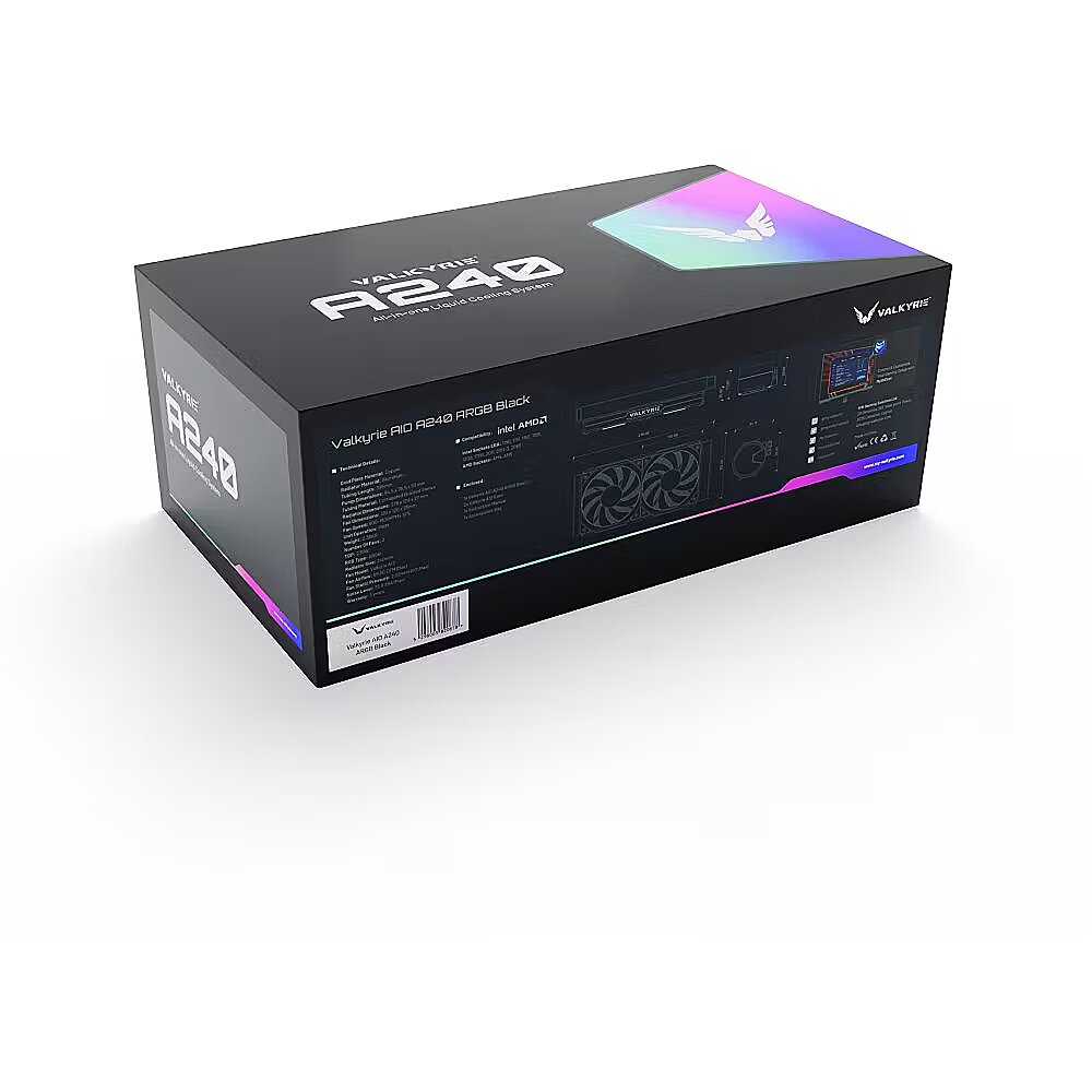 Valkyrie A240 ARGB, Black (VK-AIOA240B)