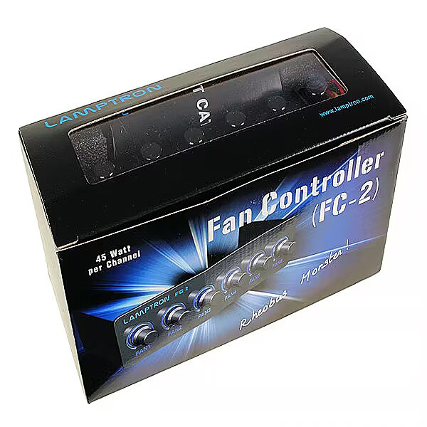 Lamptron FC2, Fan Controller 5.25", Black (LAMP-FC0022H)