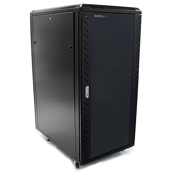 Startech 25U 36IN SERVER RACK CABINET CABINET WITH CASTERS (RK2536BKF)