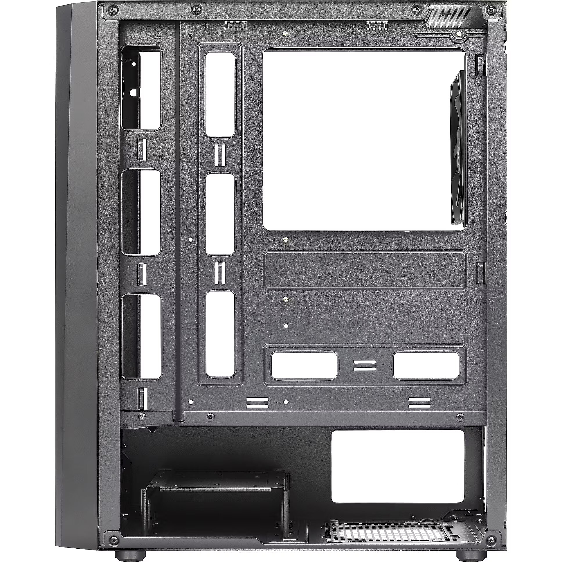 Aerocool Delta A-BK-v1, Black, Tempered Glass (ACCM-PV45012.11)