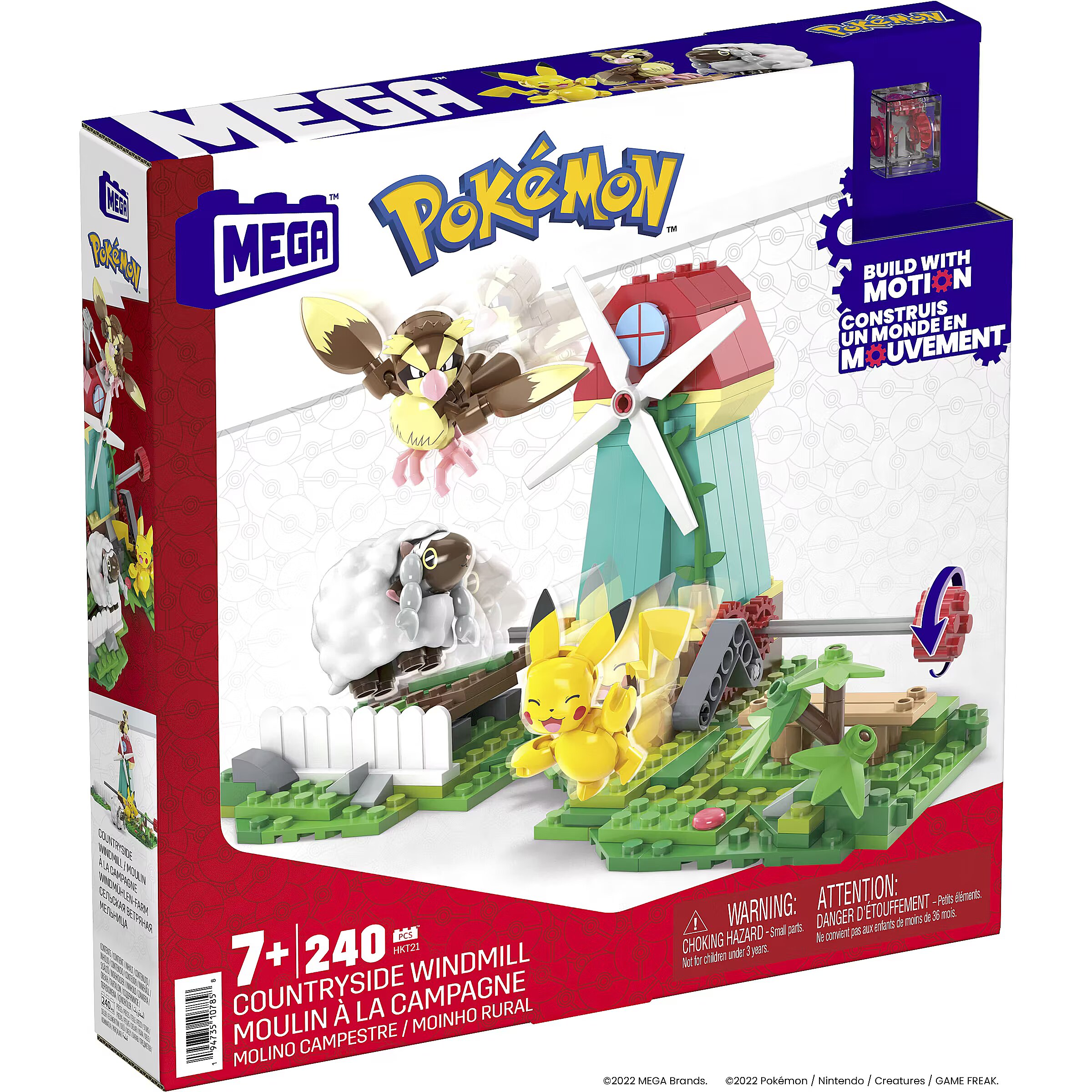Mega Bloks Klocki Pokemon Construx Wiejski Wiatrak (HKT21)