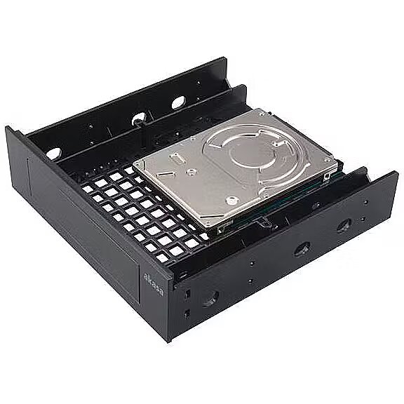 Akasa 5.25'' Front Bay Adapter for a 3.5'' device/HDD/2.5'' HDD/SSD (AK ...