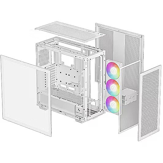 Deepcool MORPHEUS, Tempered Glass, White (R-MORPHEUS-WHAPA1-G-1)