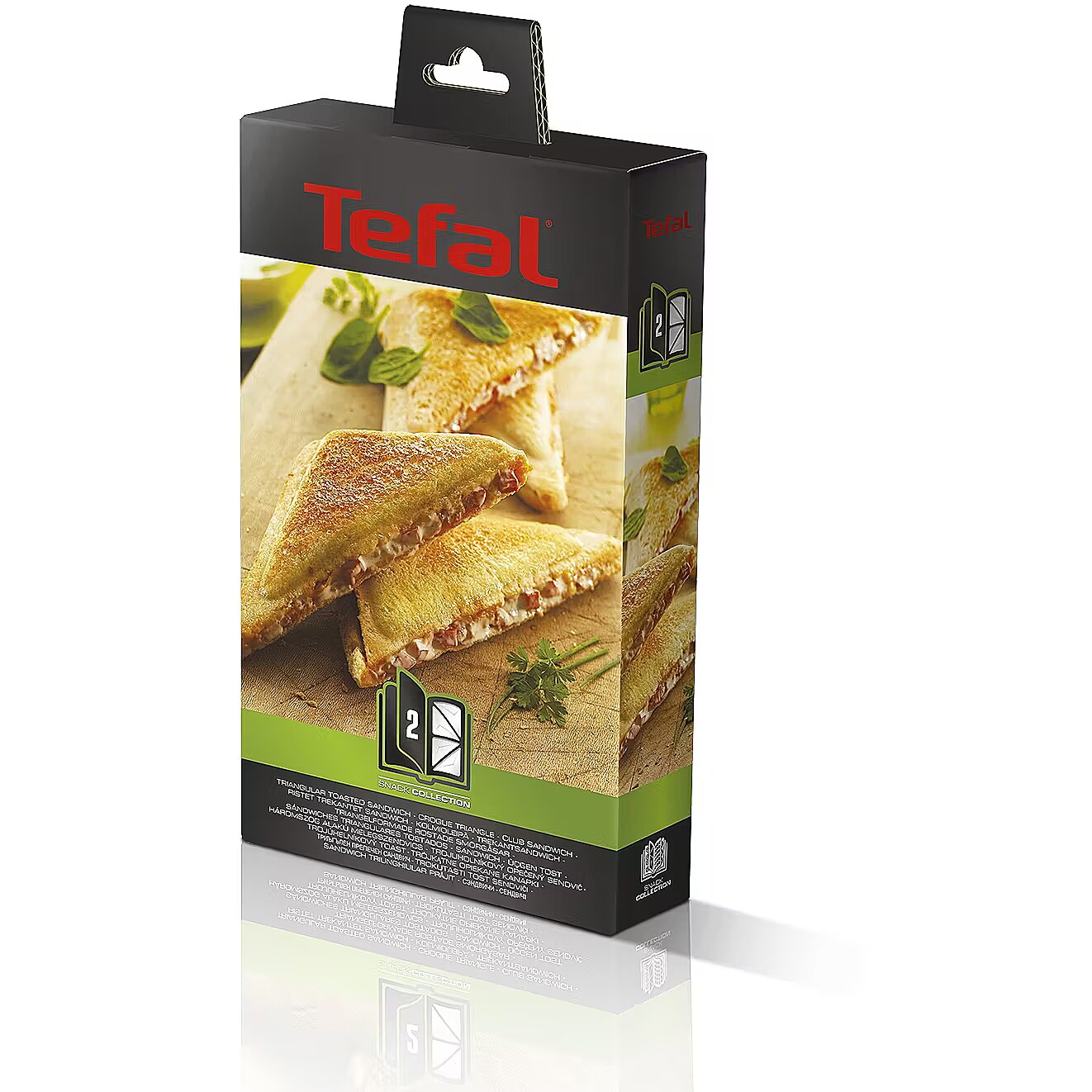 Tefal Triangle toasted sandwich set for Snack Collection XA800212 ...