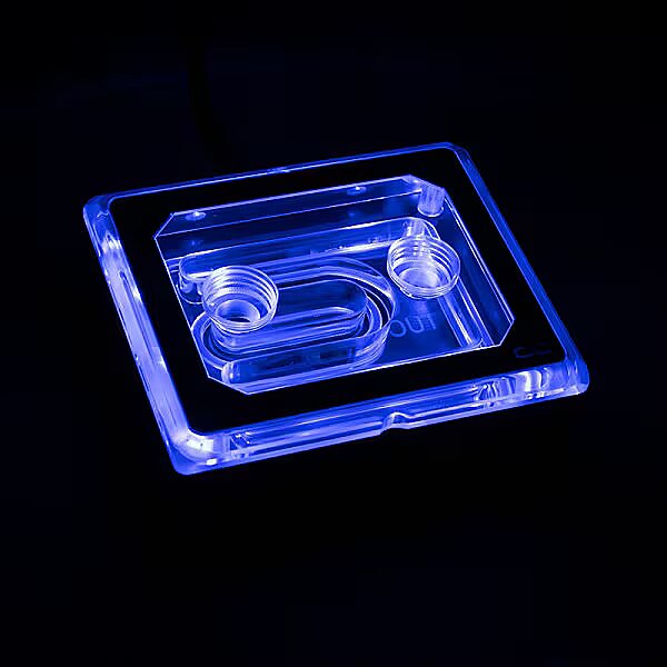 Alphacool Eisblock XPX Aurora Pro, CPU Cooler, Plexi Black Digital RGB ...