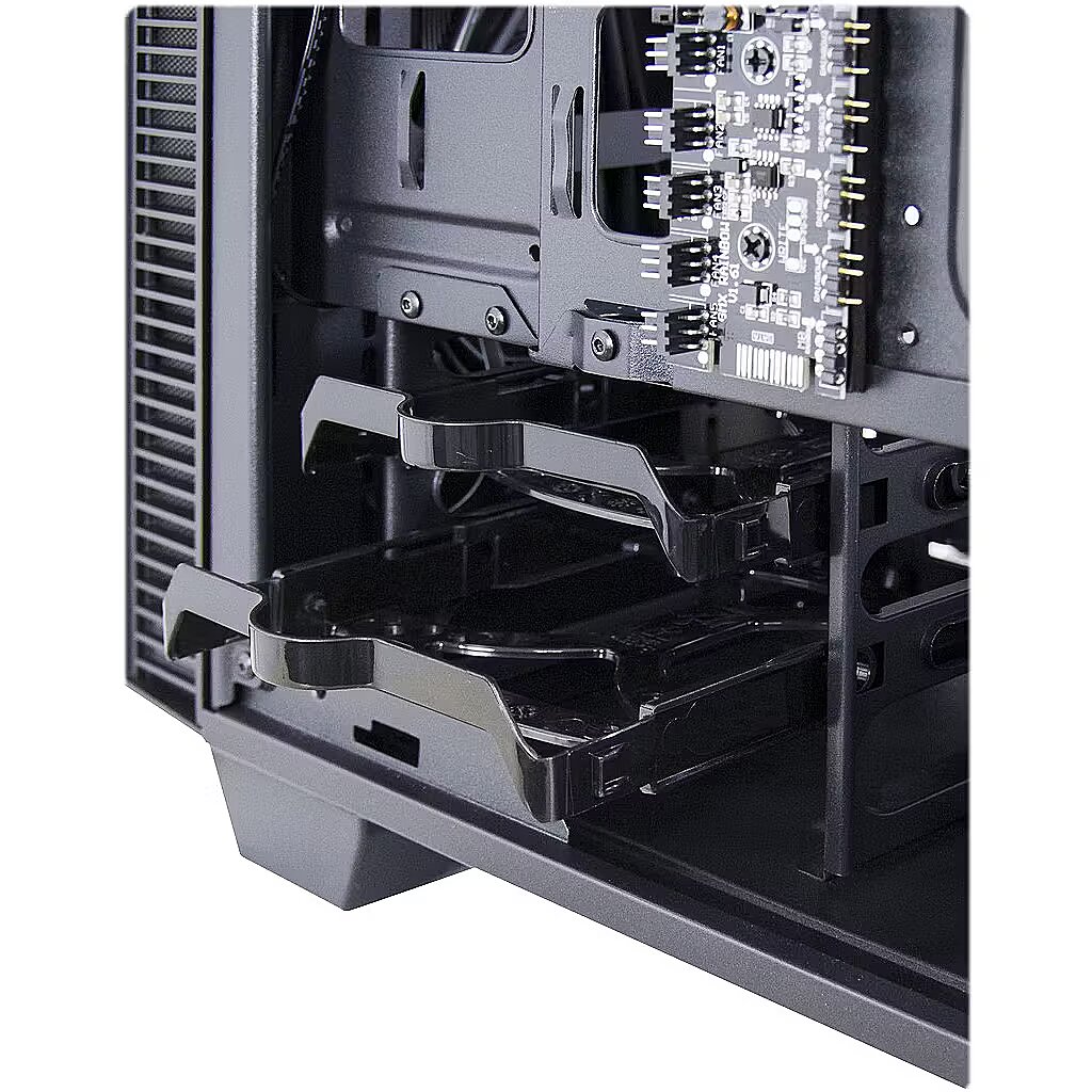 Inter-Tech X-608 INFINITY MICRO, RGB, Tempered Glass, Black (88881315)