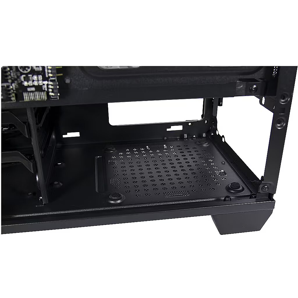 Inter-Tech X-608 INFINITY MICRO, RGB, Tempered Glass, Black (88881315)