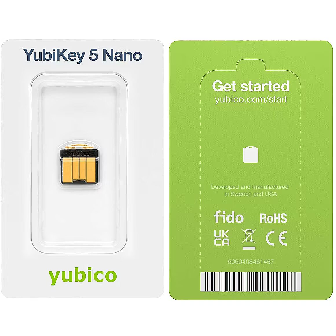 Yubico YubiKey 5-nano, Black (YubiKey 5-nano)