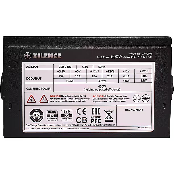 Xilence 600W, Performance C Series (XN044)