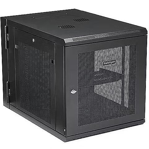 Startech 12U SERVER RACK ENCLOSURE HINGE - WALL MOUNT NETWORK RACK ...
