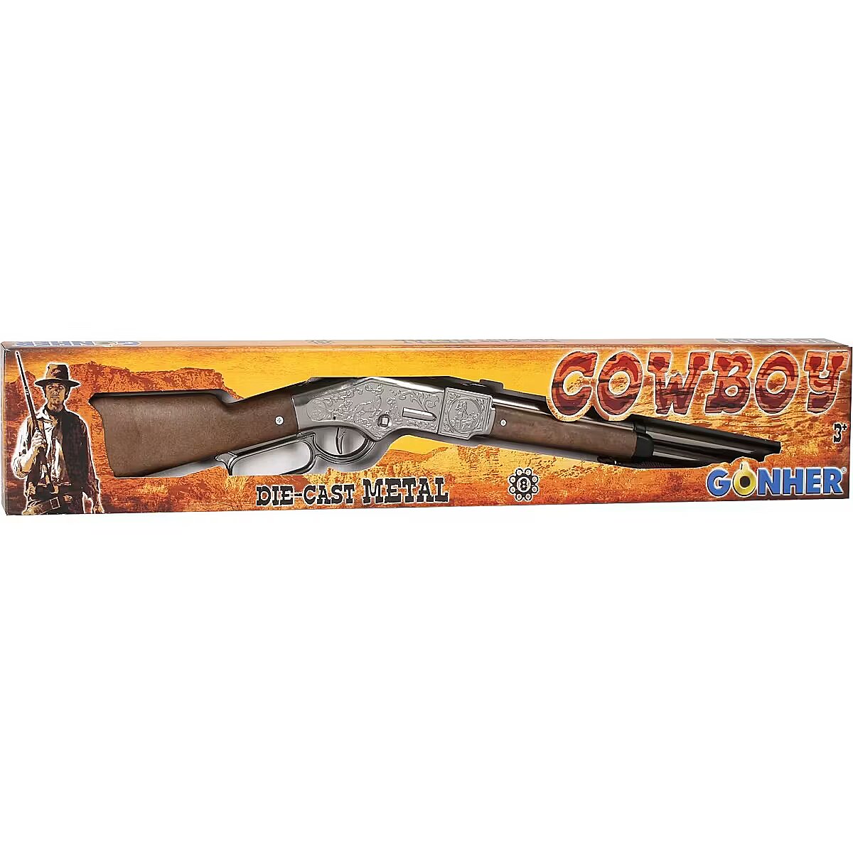 Pulio Metal cowboy shotgun 8 rounds Gonher (15593/0)