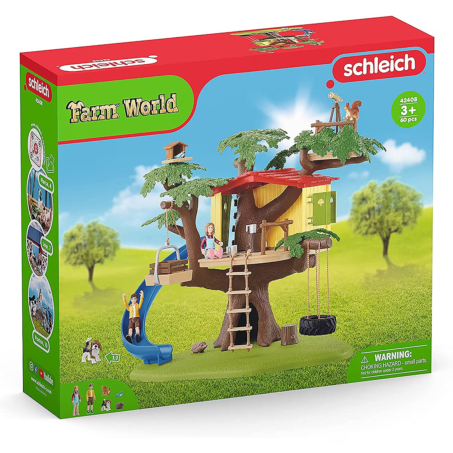 Schleich Schleich Farm World adventure tree house, play figure (42408)