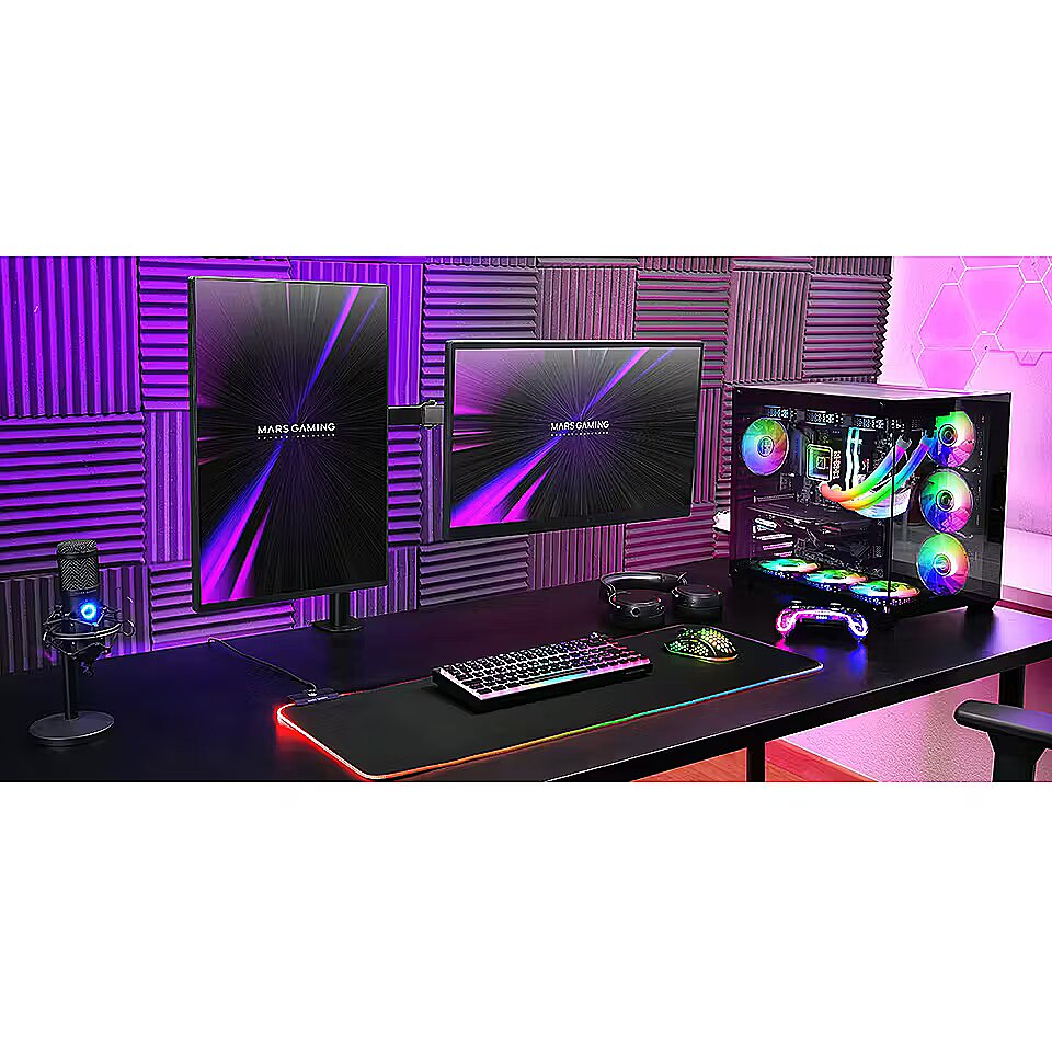 Mars Gaming Dual Monitor Arm, 13-27" (MARM2)