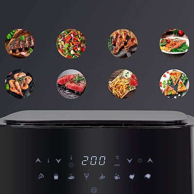 Clatronic hot air fryer FR 3782 H (black/stainless steel, 1,450 watts ...